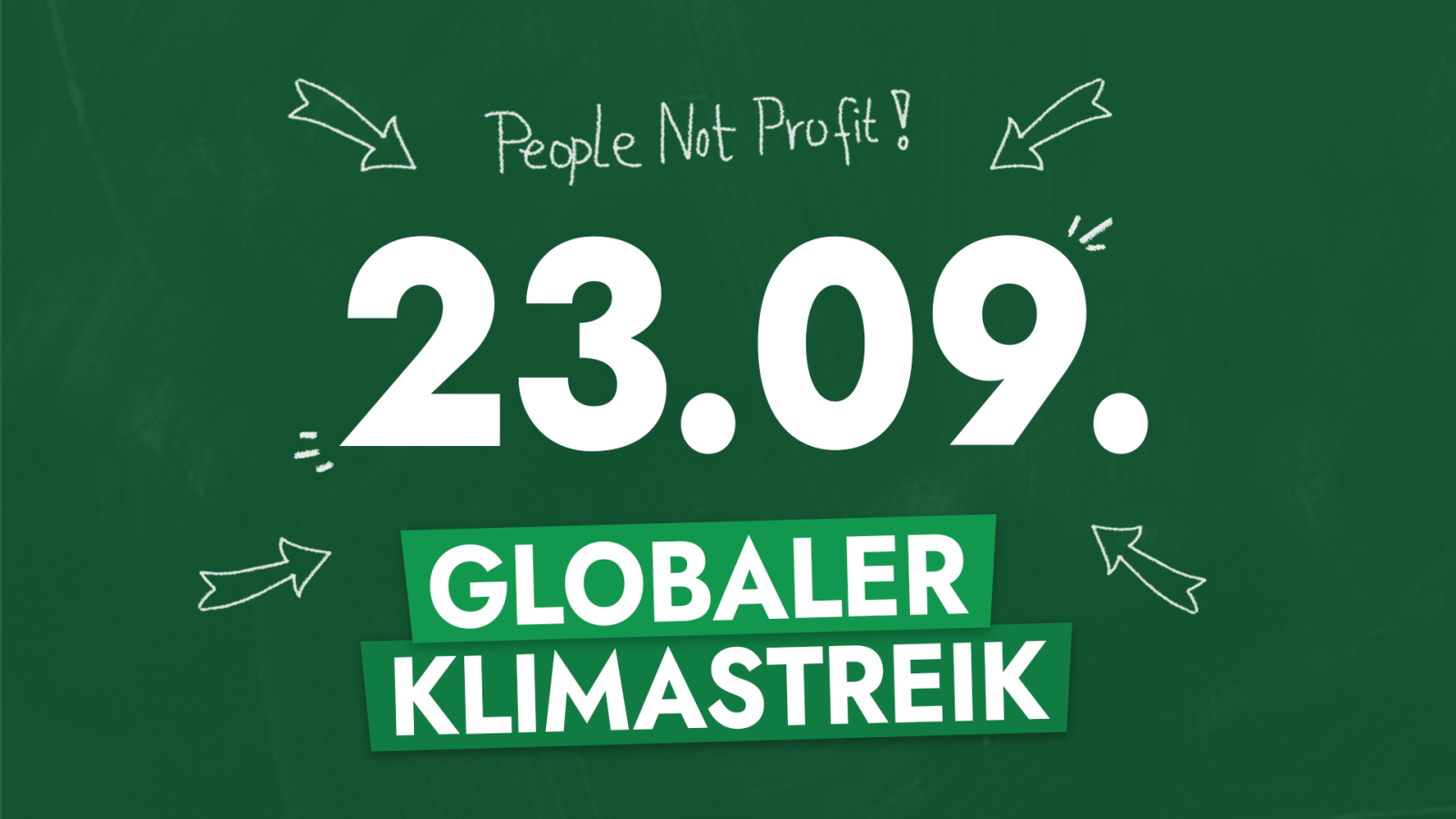 Globaler Klimastreik am 23. September 2022 | Fridays for Future